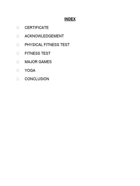 Class 12 Ped Work Pdf Body Mass Index Table Tennis