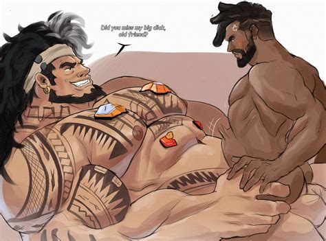 Rule 34 2boys Baptiste Gay Gay Sex Malemale Male Only Mauga Overwatch Overwatch 2 8949924