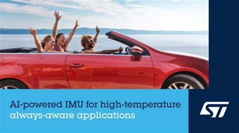 Stmicroelectronics Launches Automotive Grade Ai Inertial Measurement Unit