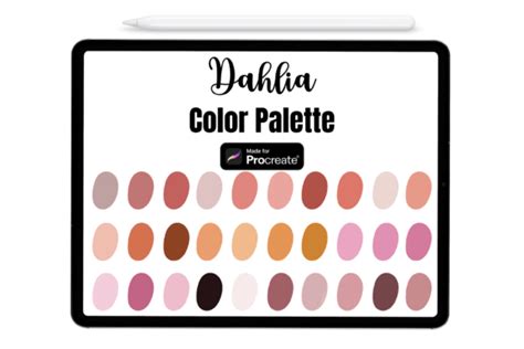 3900 Procreate Color Palette Designs Graphics