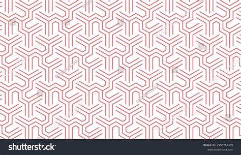 Abstract Geometric Pattern Stripes Lines Seamless Stock Vector Royalty