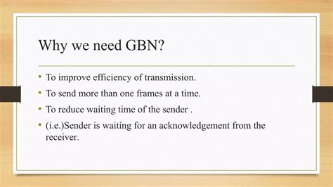 Go Back N Protocol Pptx Computer Networking Computing