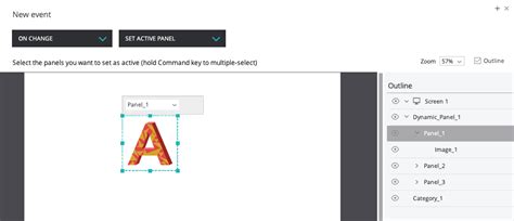 Select Input To Show Image Based On Selection Justinmind Q A