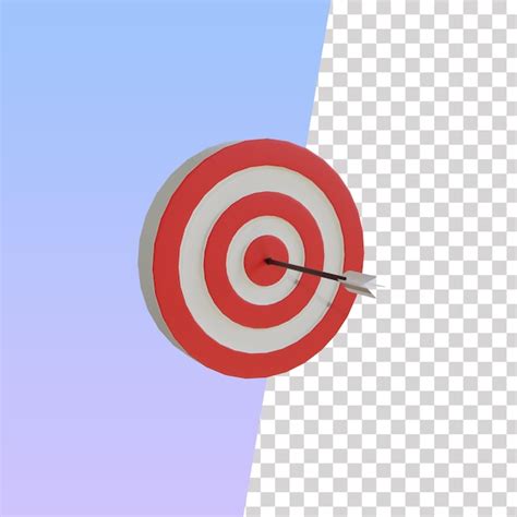 Premium Psd Target Icon 3d