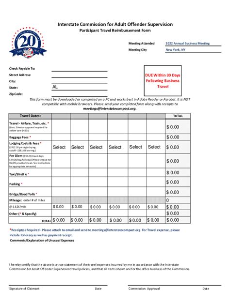 Fillable Online Why The Interstate Compact On Adult Offender
