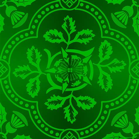 무료 이미지 조직 잎 무늬 녹색 밀림 상징 종교 유행 클로버 세례반 배경 삽화 디자인 화려한
