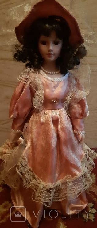 Фарфорова вінтажна лялька з підставкою 111822587 купити Violity