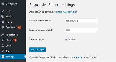 Mobile Friendly Sidebar Widget Plugin WP Responsive Sidebar WP Missing