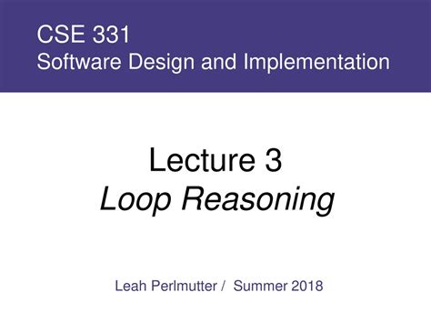 cse 331 software design and implementation ppt download