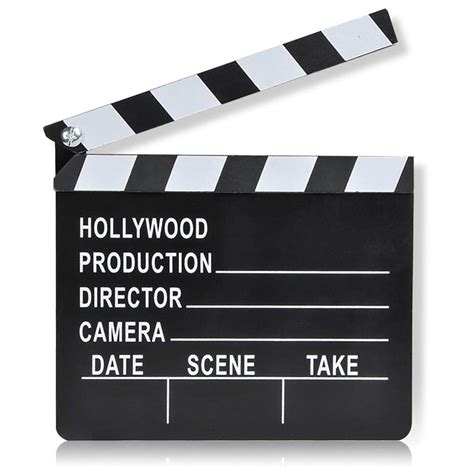 Artcreativity Movie Clapboard Hollywood Movie Theme Party Decorations