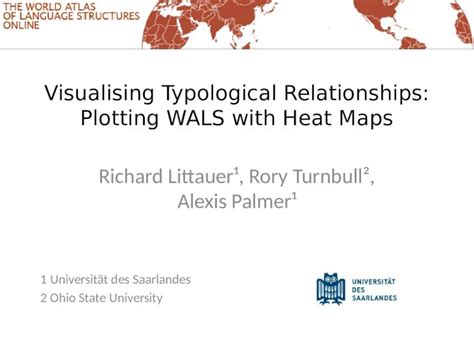 Pptx Visualising Typological Relationships Plotting Wals With Heat Maps Dokumentips