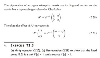 Answered The Eigenvalues Of An Upper Triangular Matrix Are Its Diagonal Entries So The Matrix