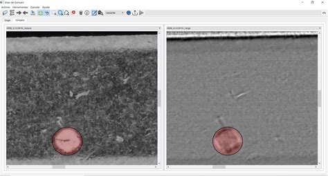 Customized Annotation Tool Showing A Side By Side View Of Texture