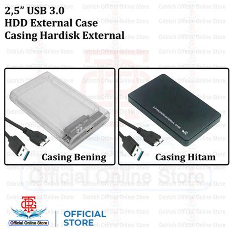 Jual Casing Hardisk Hard Disk External HDD SSD External Case USB Tas HDD Tanpa