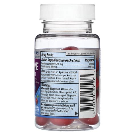 Phazyme Gas And Acid Maximum Strength Cherry 24 Chewables
