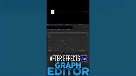 Using The Graph Editor After Effects Tutorial Aftereffectstutorial Youtube