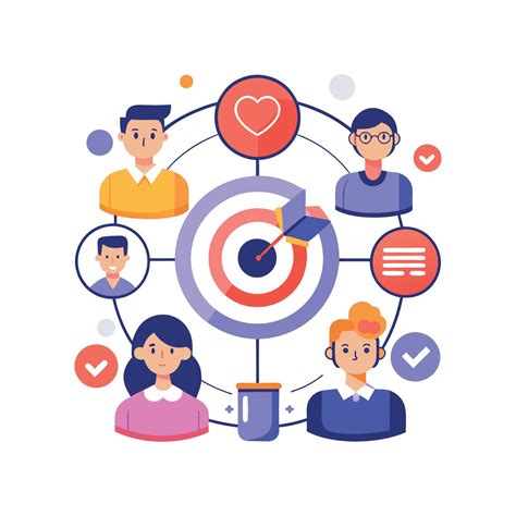 targeted segmentation and personalization flat minimalistic