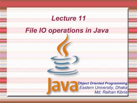 Oop Lecture9 11 Ppt