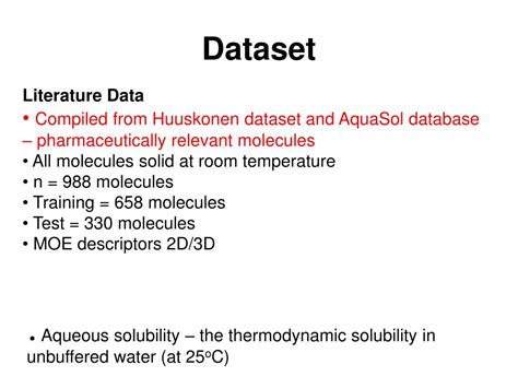 Ppt In Silico Calculation Of Aqueous Solubility Powerpoint Presentation Id 6561237