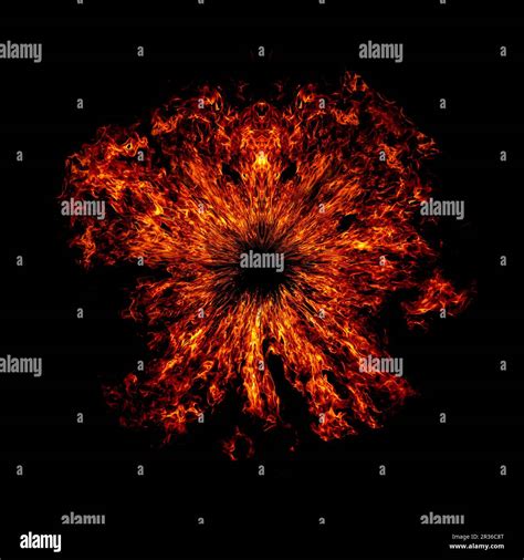 Gun Fire Flashes Flame Explosion Effect During Shot With Gun Flash