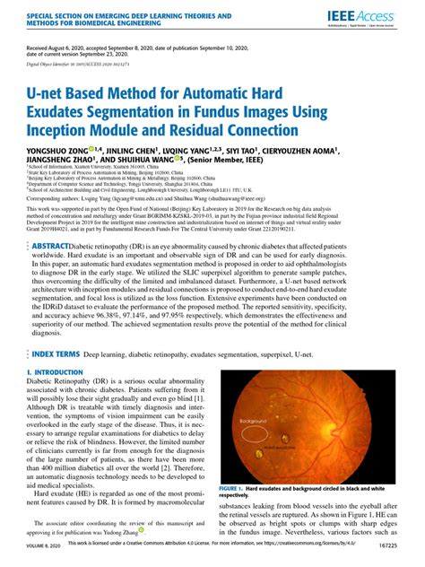 U Net Based Method For Automatic Hard Exudates Segmentation In Fundus