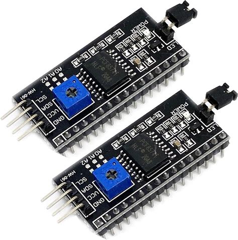 kiroandseeu 2pcs 1602 lcd 2004 20x4 i2c lcd display adapter iic twi spi