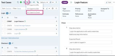Export Test Cases Testrail Support Center