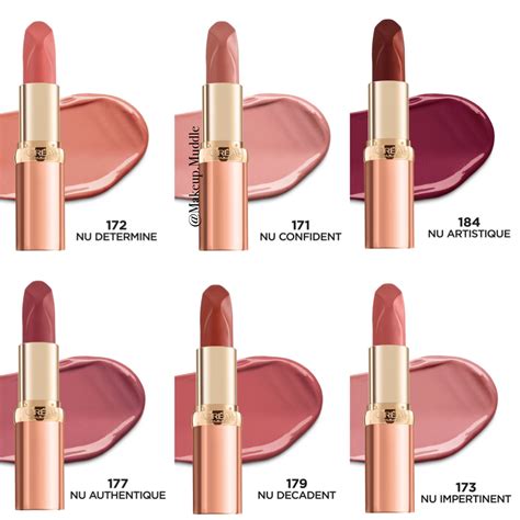 Loreal Colour Riche Les Nus Intense Lipstick Collection 7 Colour