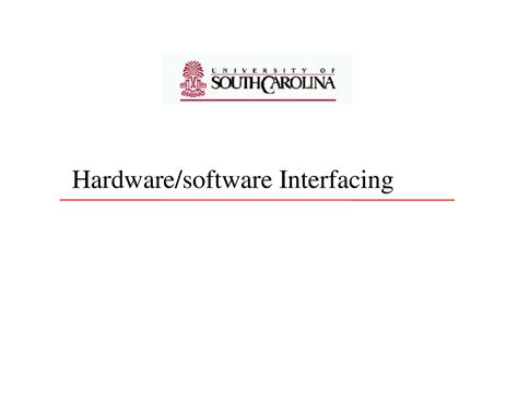 Lecture Slides Hardware And Software Interfacing Csce 313 Docsity