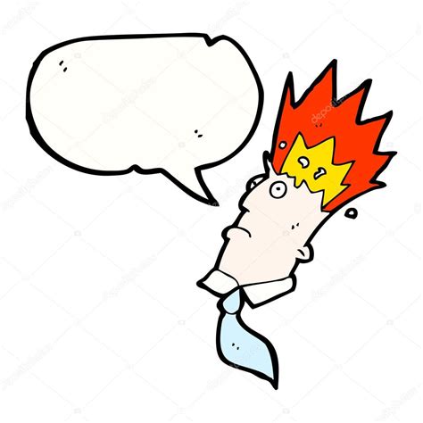 Exploding Head Businessman — Stock Vector © Lineartestpilot 21041063