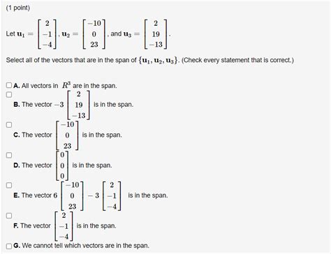 Solved Point Let U U And Chegg Com