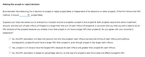 Solved 1 Net Present Value Npv Evaluating Cash Flows With
