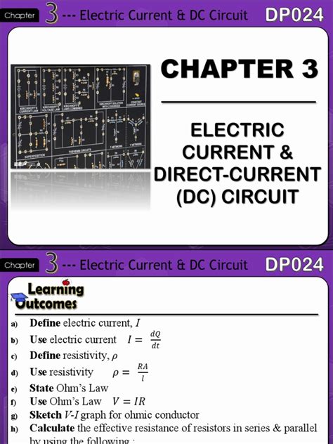Dp024 Chapter 3 Electric Current And Direct Current Circuit Pdf