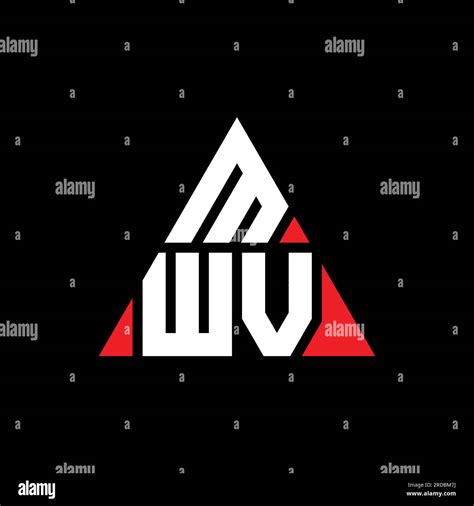 MWV Triangle Letter Logo Design With Triangle Shape MWV Triangle Logo