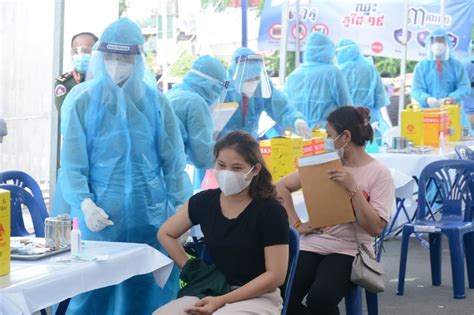 កំណេីនអត្រាចាក់វ៉ាក់សាំងកូវីដ ១៩ នៅកម្ពុជា គិតត្រឹមយប់ថ្ងៃទី១៤ ខែសីហា នេះ សារព័ត៌មាន នគរវត្ត