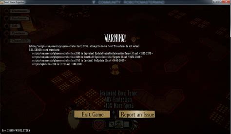 Controllers Sometimes Cause Errors Dont Starve Together The Forge
