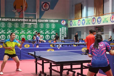 ДУНДГОВЬ Ширээний теннисний Улсын аварга шалгаруулах 58 дахь удаагийн тэмцээн эхэллээ