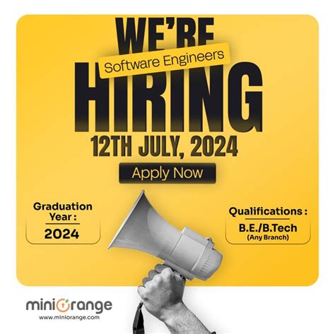 Hiring Careeropportunities Joinus Techjobs Miniorange Jobs2024