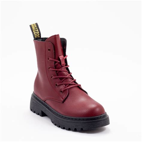 Дамски боти в бордо | Red Lips Обувки