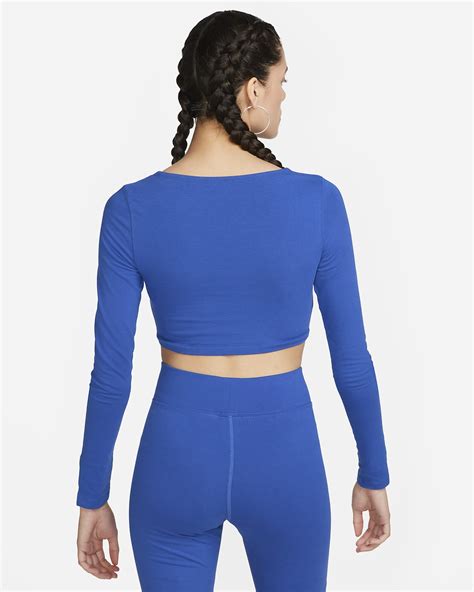 Nike Sportswear Women S Long Sleeve Crop Top Nike Se