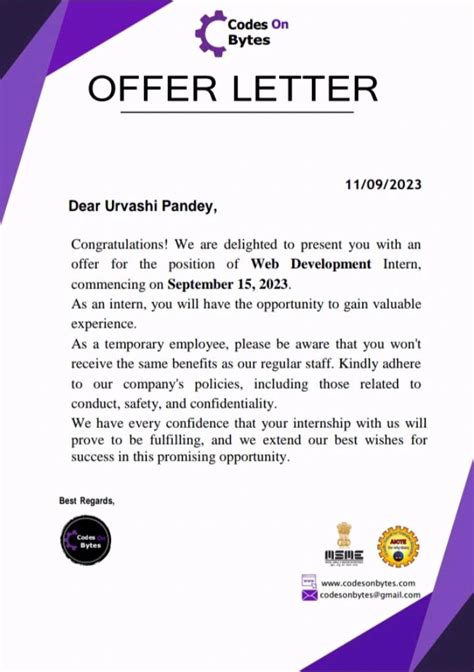 codesonbytes webdeveloper intern internship newtask newjourney html css js