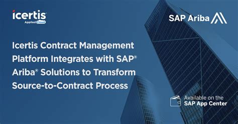 ICI Platform Integrates With SAP Ariba Solutions Icertis Icertis