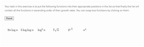 Solved Your Task In This Exercise Is To Put The Following
