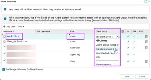 Update Accounts That Use Client View Only Legacy Option