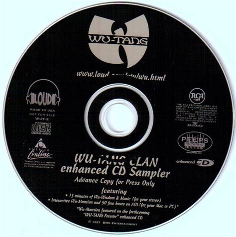 Wu Tang Clan Enhanced Cd Sampler 1997 Clean Cd Discogs