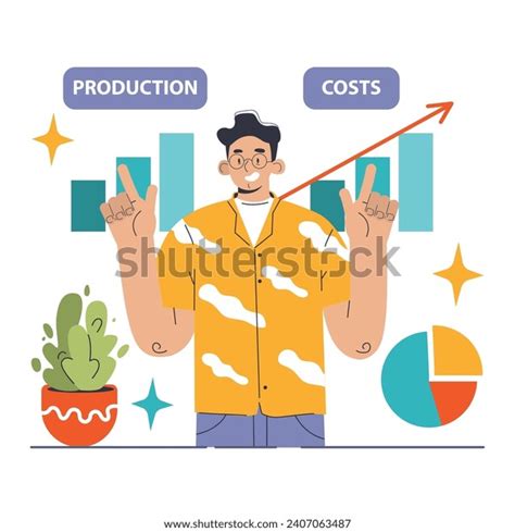 Economies Scale Company Scale Operation Amount Stock Vector Royalty