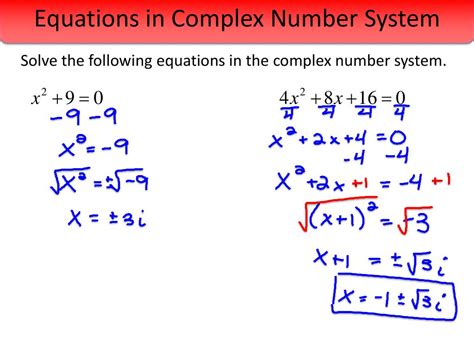 Solving Equations With Complex Numbers Worksheet Mastering The Art Of Complex Algebra