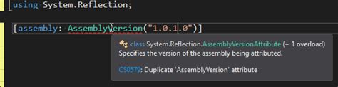Linking The Version In Ghassemblyinfo And Propertiesassemblyinfo Grasshopper Developer