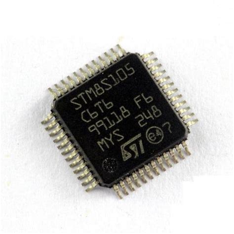 St Chip Stm8s105c6t6 Lqfp 48 Microcontroller 8 Bit 32k Flash Stm8s