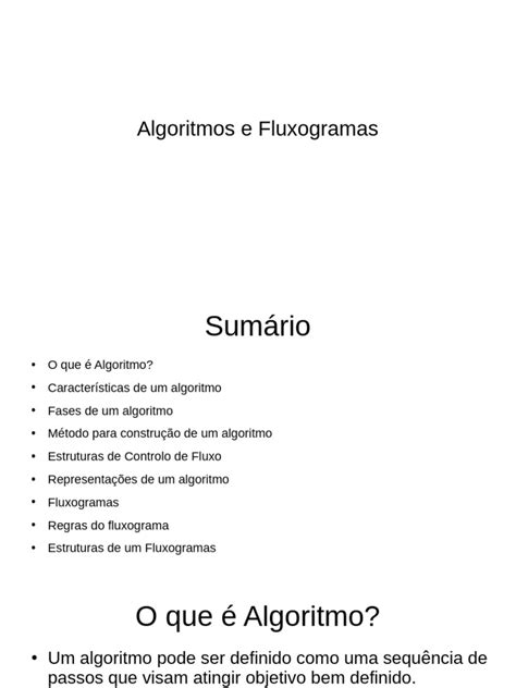 Aula03 Teorica Algoritmos E Fluxograma 021546 Pdf Algoritmos